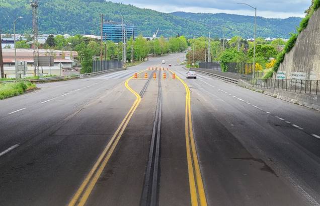 PBOT contractor to restore six lanes to North Going Street Bridge this ...