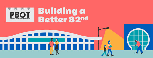 PBOT begins construction on six pedestrian crossing signals on 82nd Avenue