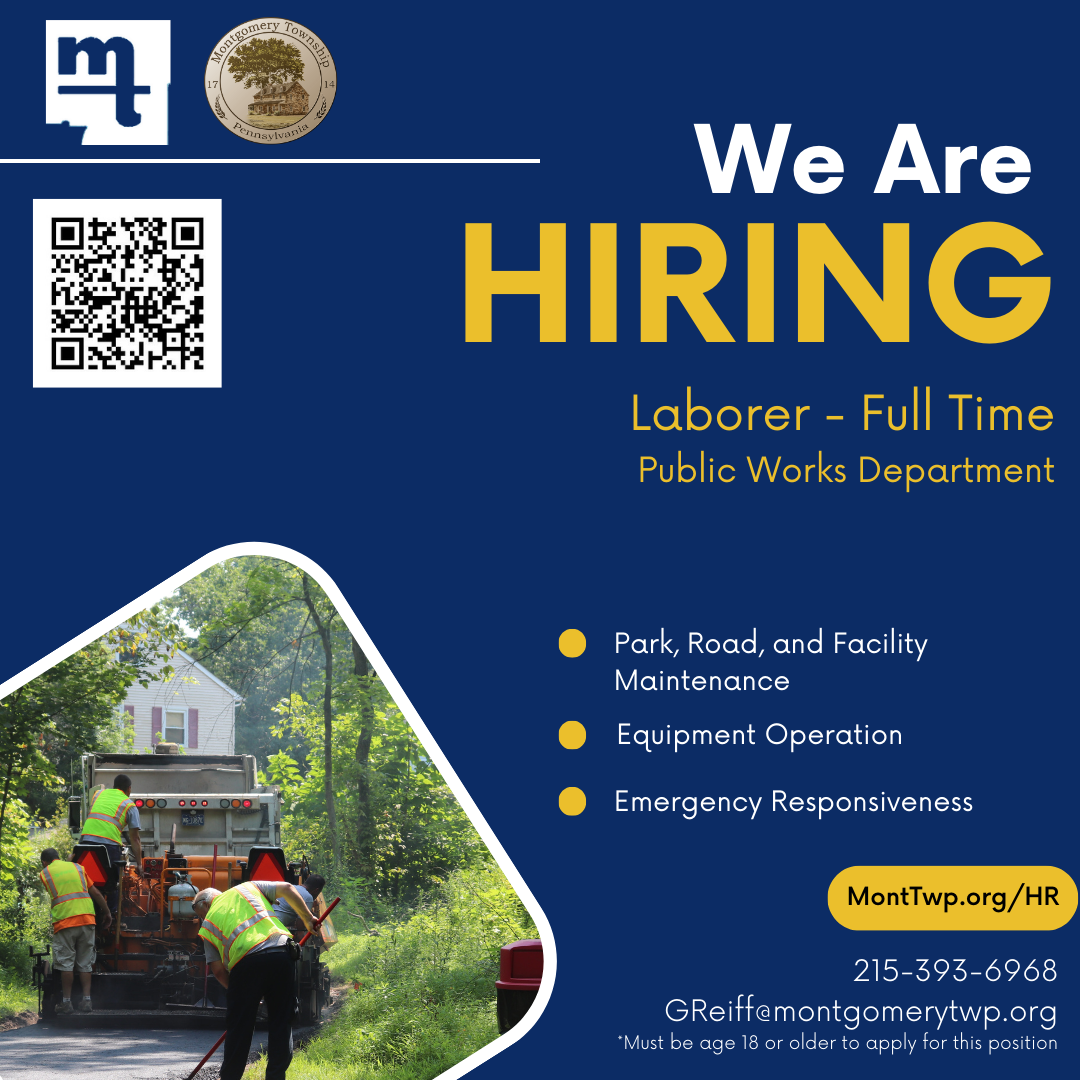 New Job Opportunities - Public Works