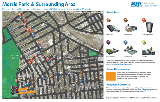 Construction alert! Water Dept. GSI project starting in Overbrook this fall