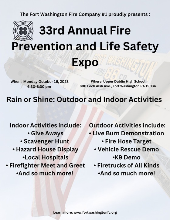 The 33rd Annual Fire Expo is TONIGHT!