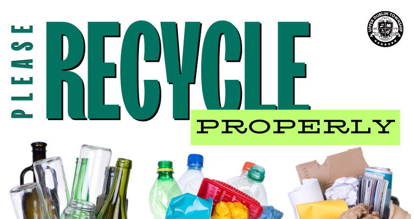 From the Sanitation Superintendent | PLEASE Recycle Properly!