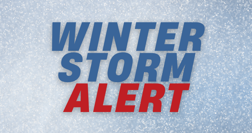 Winter Storm Alert – Prepare Now