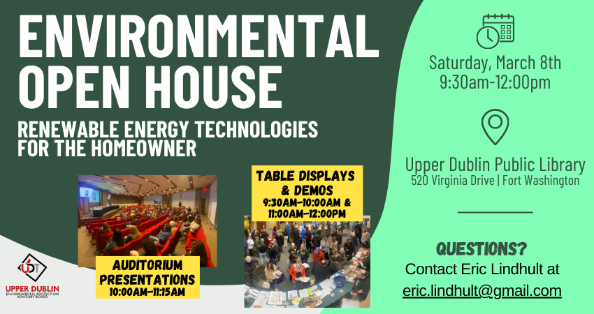 Environmental Open House | March 8th