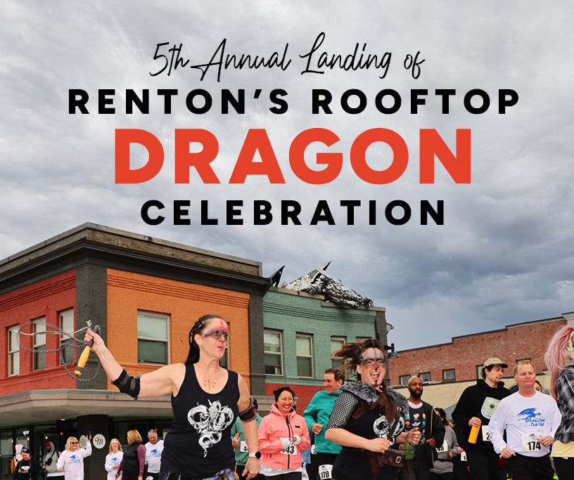 TWIR: Celebrate Erasmus, Renton's beloved rooftop dragon