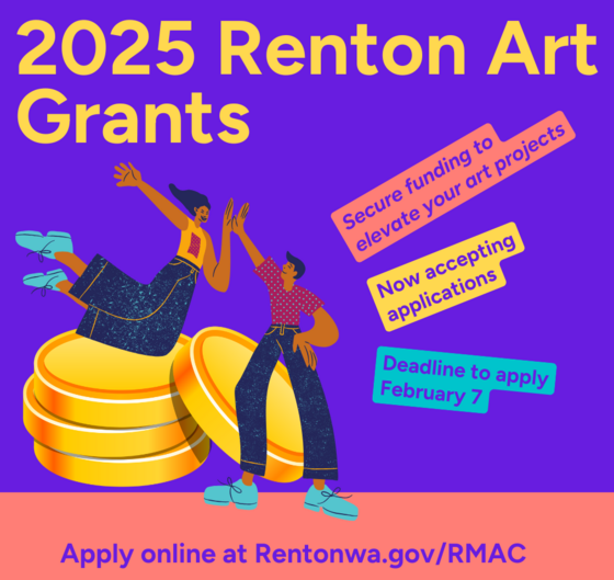 Renton Arts Update: Ring in 2025 with Highlights & Opportunities!