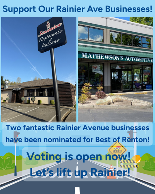 Construction updates for the Rainier Ave. S. Phase 4 Improvements ...