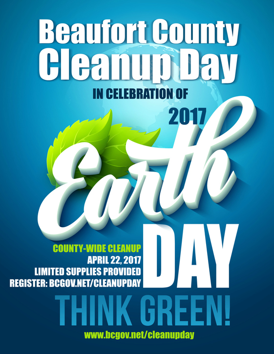 Mark Your Calendar for Earth Day : Beaufort County Cleanup Event
