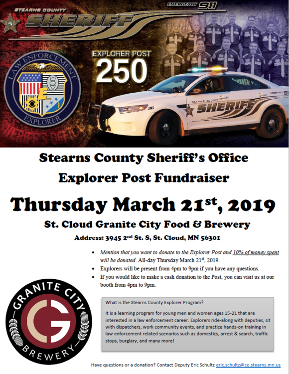 Event Tonight for Sheriff's Office Explorer Program