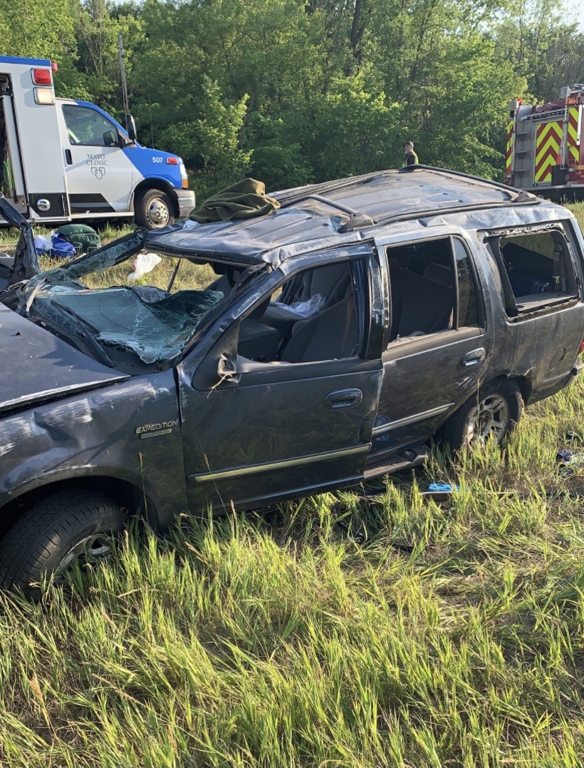News Release- One Vehicle Rollover Crash