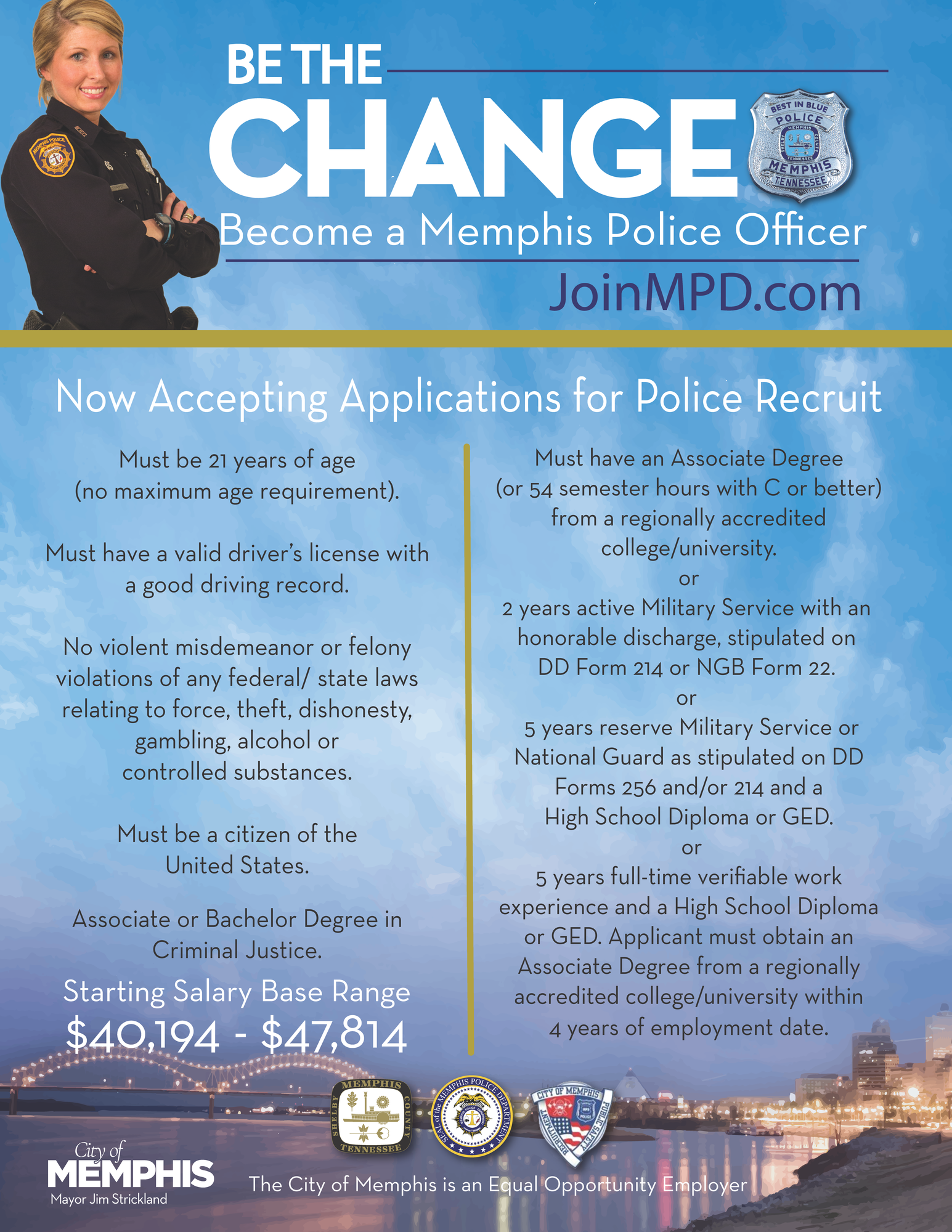 Memphis Police Department-Hiring – Job & Career News