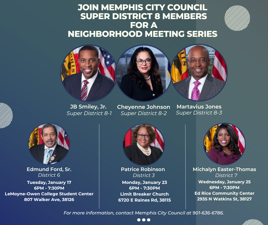 Memphis City Council Super District 8 Councilmembers to Hold ...