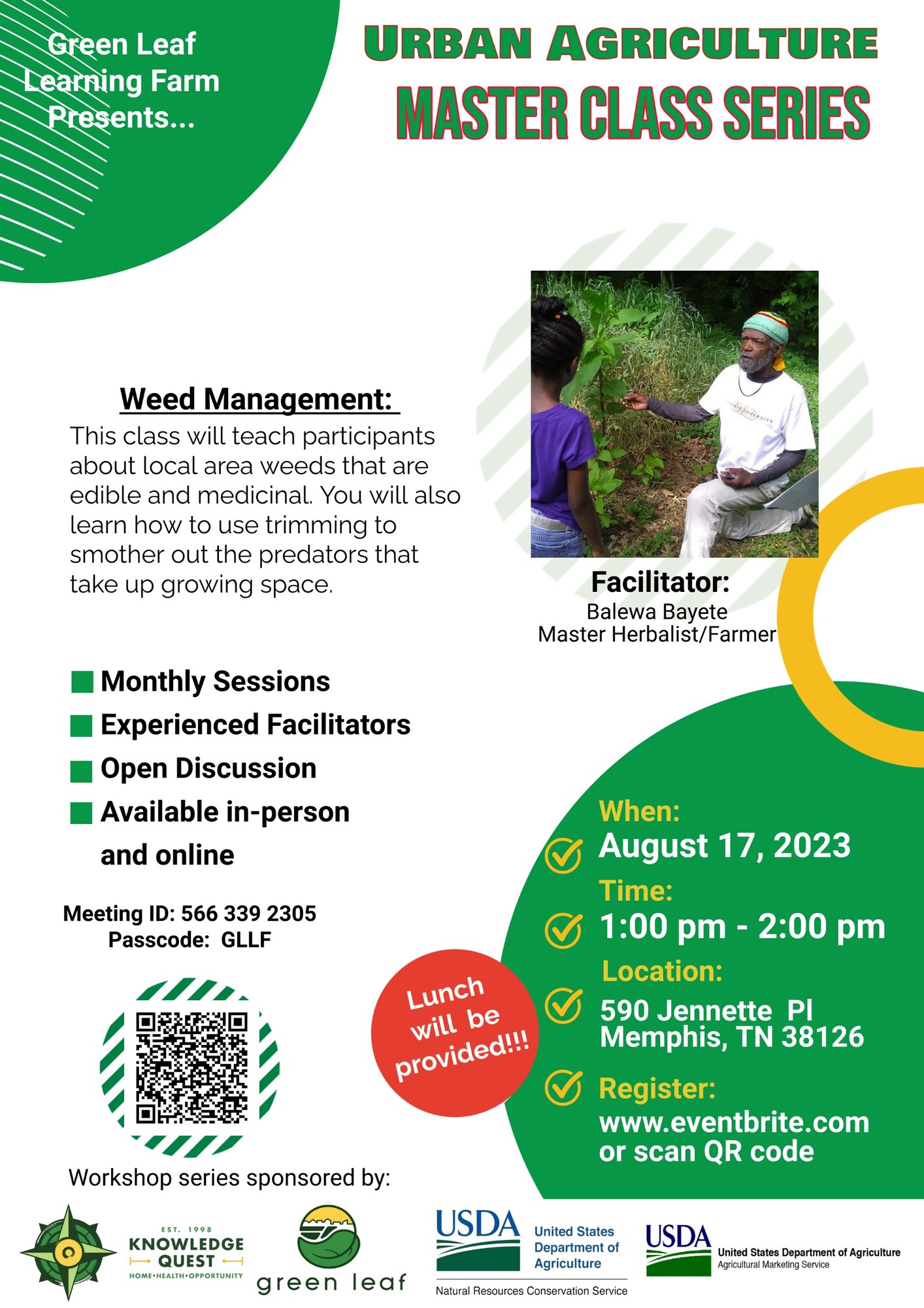 Urban Agriculture Master Class: Weed Management