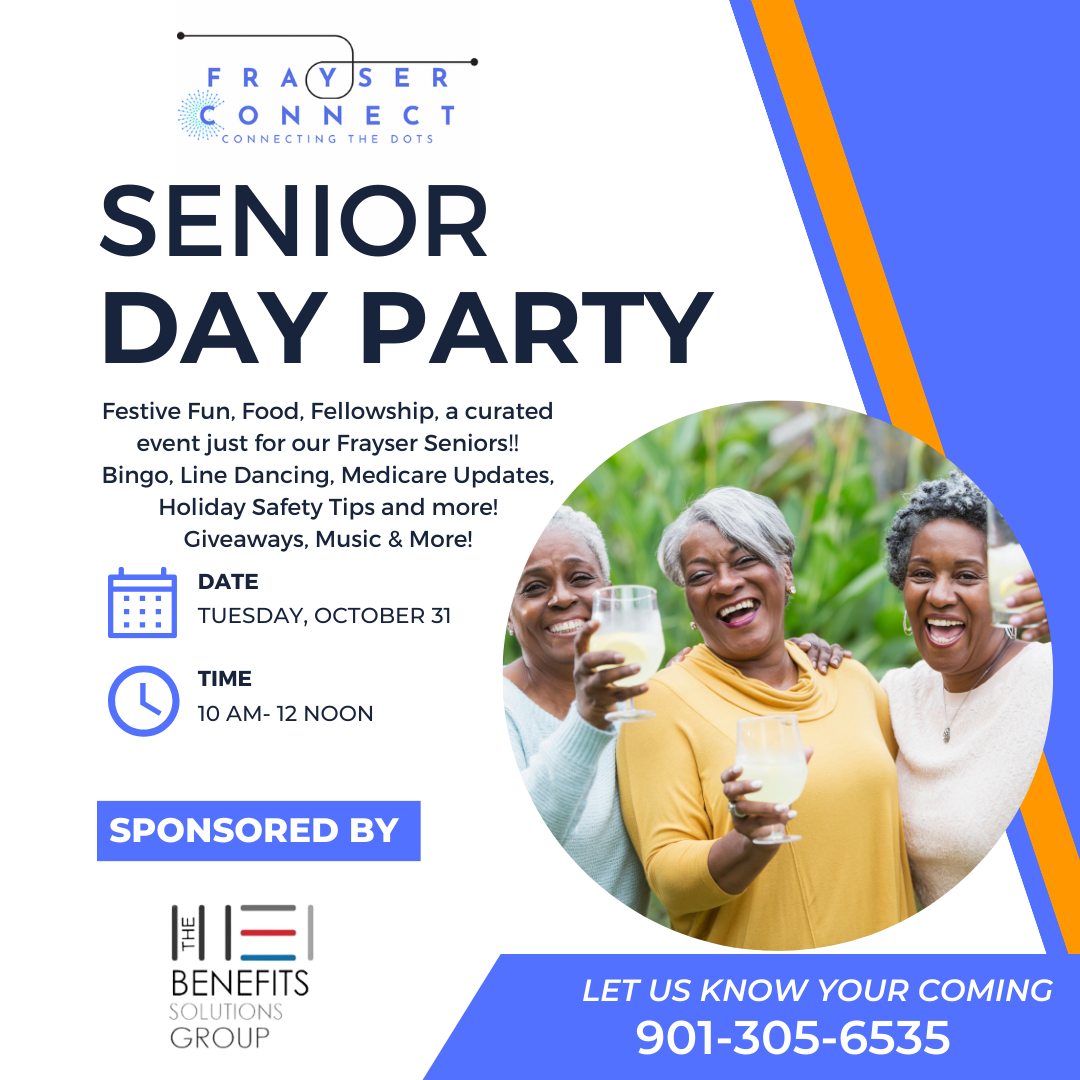 Happening at Frayser Connect: Senior Day Party!