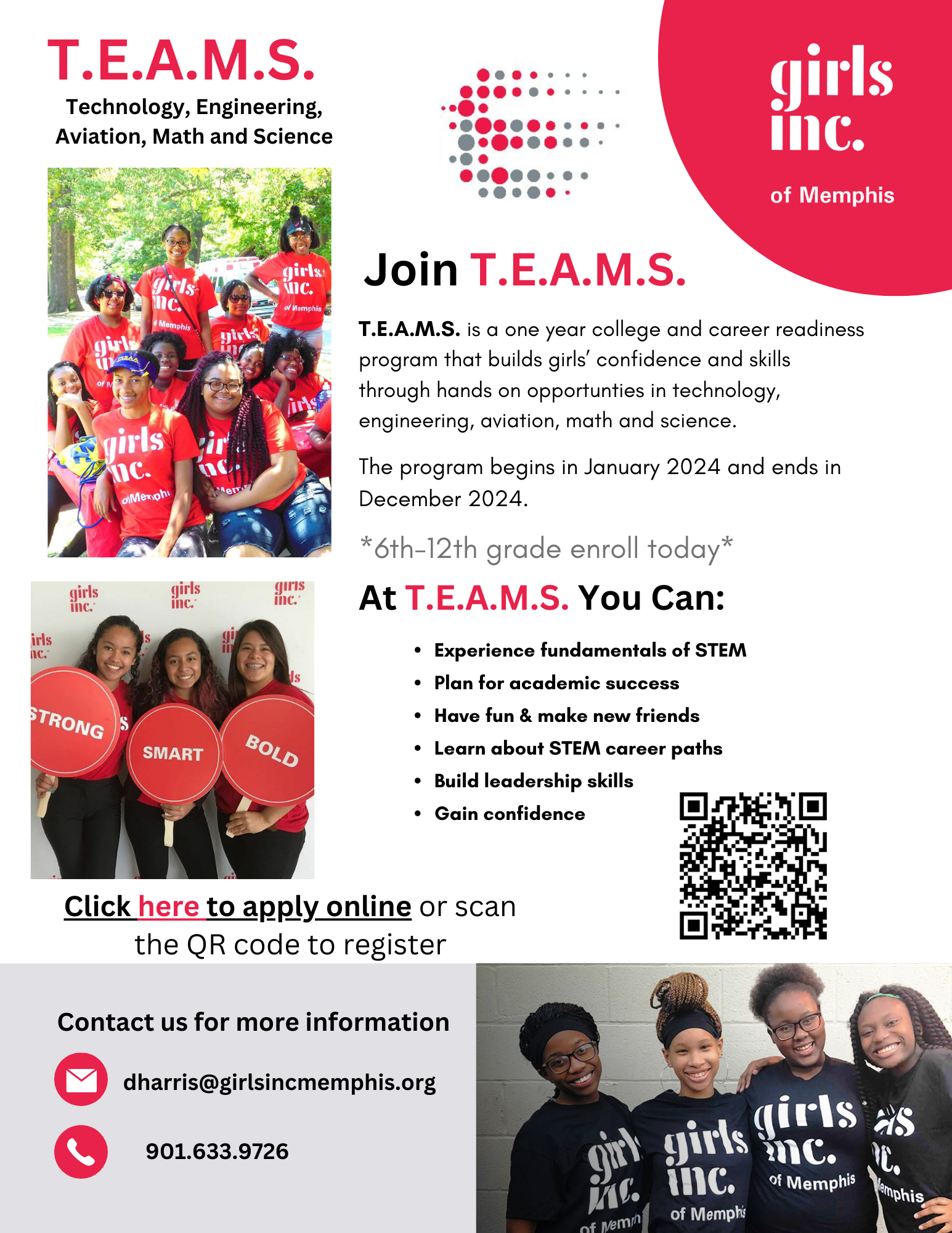 Girls Inc. FREE STEM programming
