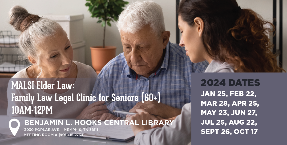 MALS Family Law Legal Clinic for Seniors (60+)