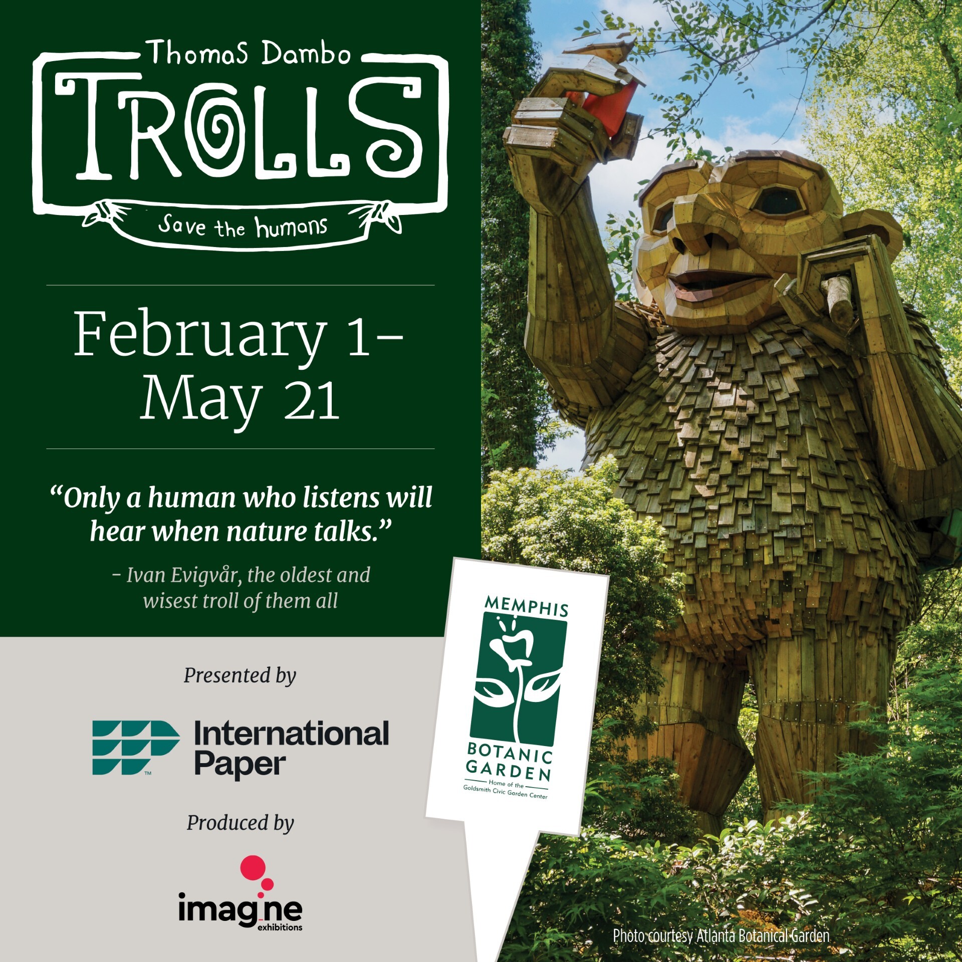 Memphis Botanic Garden Announces Thomas Dambo’s TROLLS: Save the Humans ...