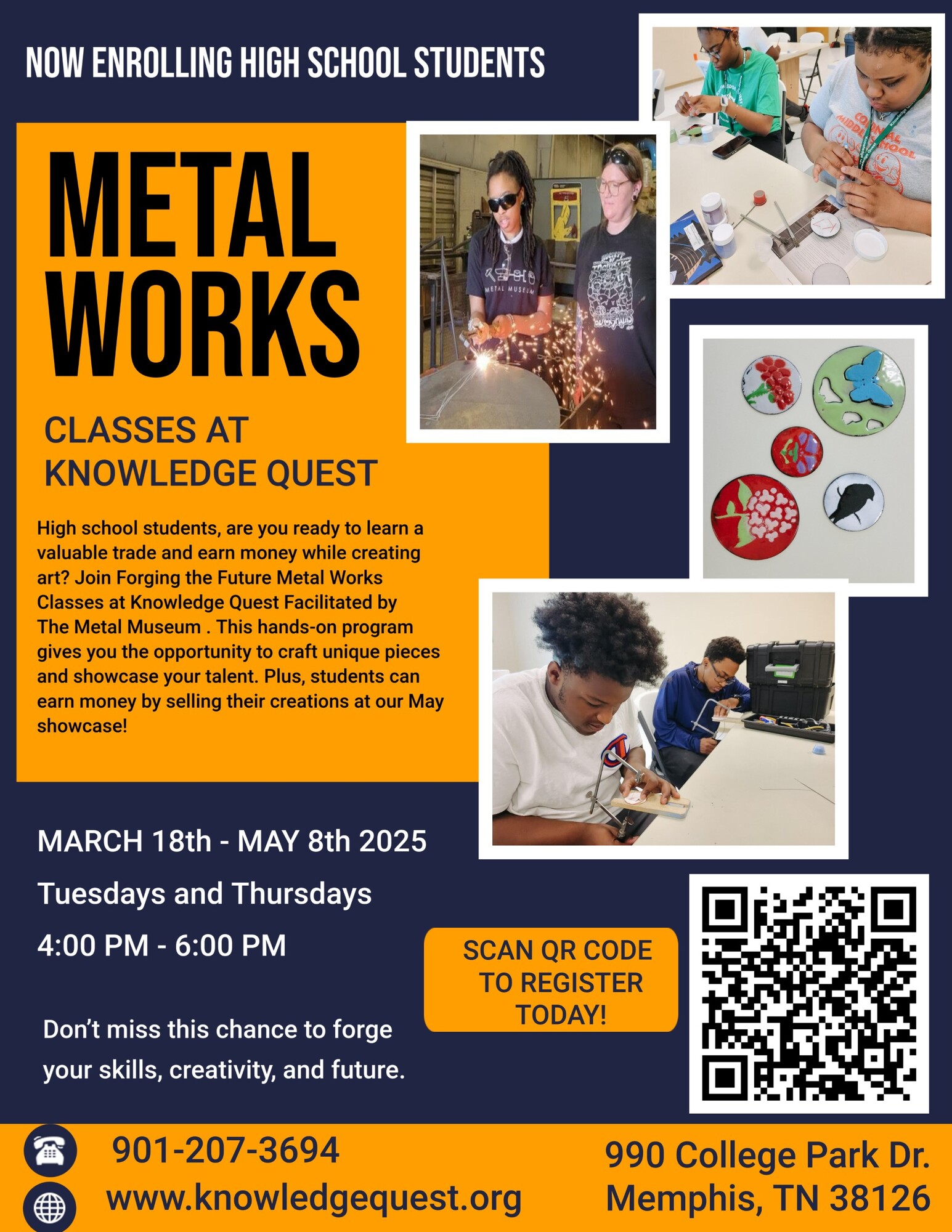 Forging the Future with Metal Works Classes at Knowledge Quest