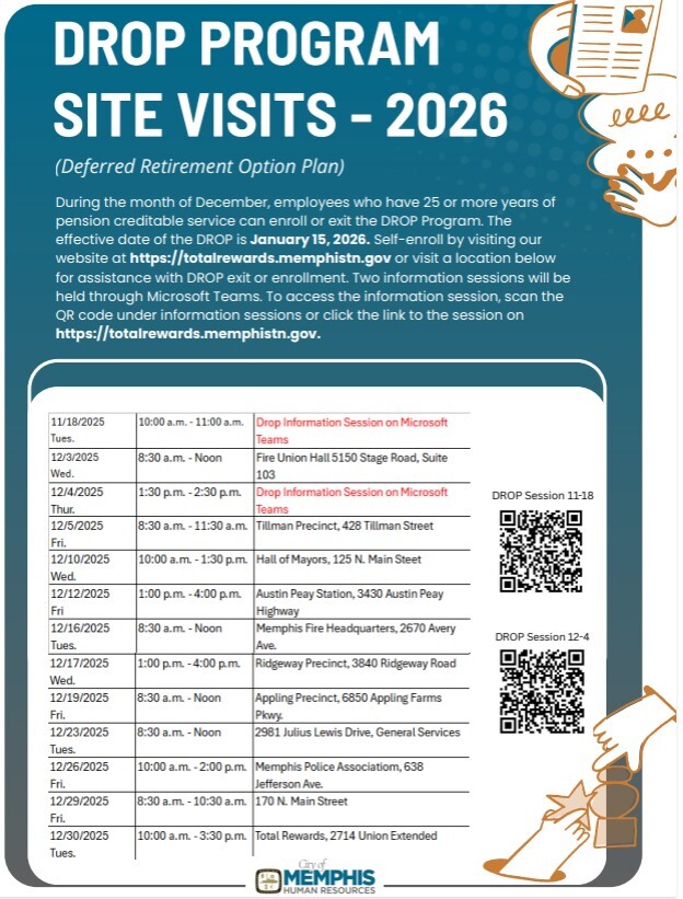 DROP PROGRAM SITE VISITS 2026