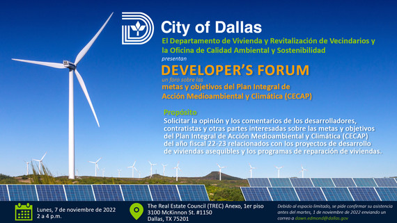 Developer's Forum of the CECAP Milestones and Goals