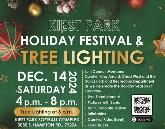 Dallas Park and Recreation Holiday Events