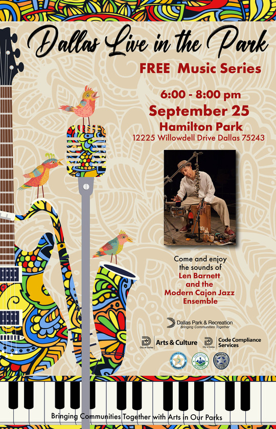 Free! Jazz concert at Hamilton Park