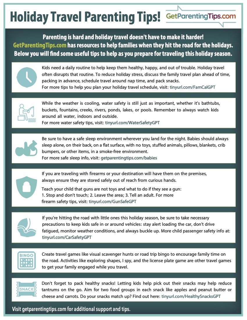 Social Media Toolkit: Holiday Season Parenting Tips