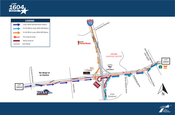 Loop 1604 North Expansion Project | Major Closure Notice