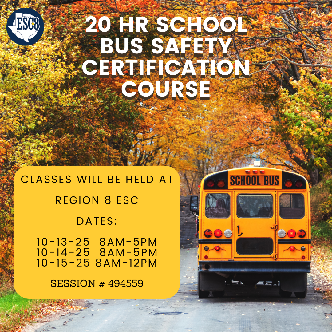 20 HR SCHOOL BUS SAFETY CERTIFICATION