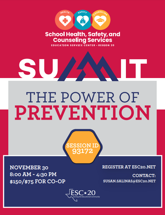 School Health, Safety, and Counseling Services Team Summit