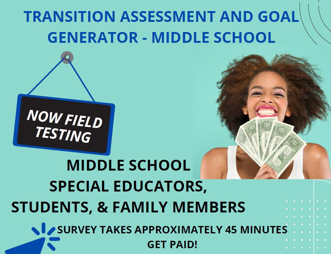 TAGG Middle School Transition Assessment