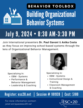 VIRTUAL: Behavior Toolbox-Building Organizational Behavior Systems