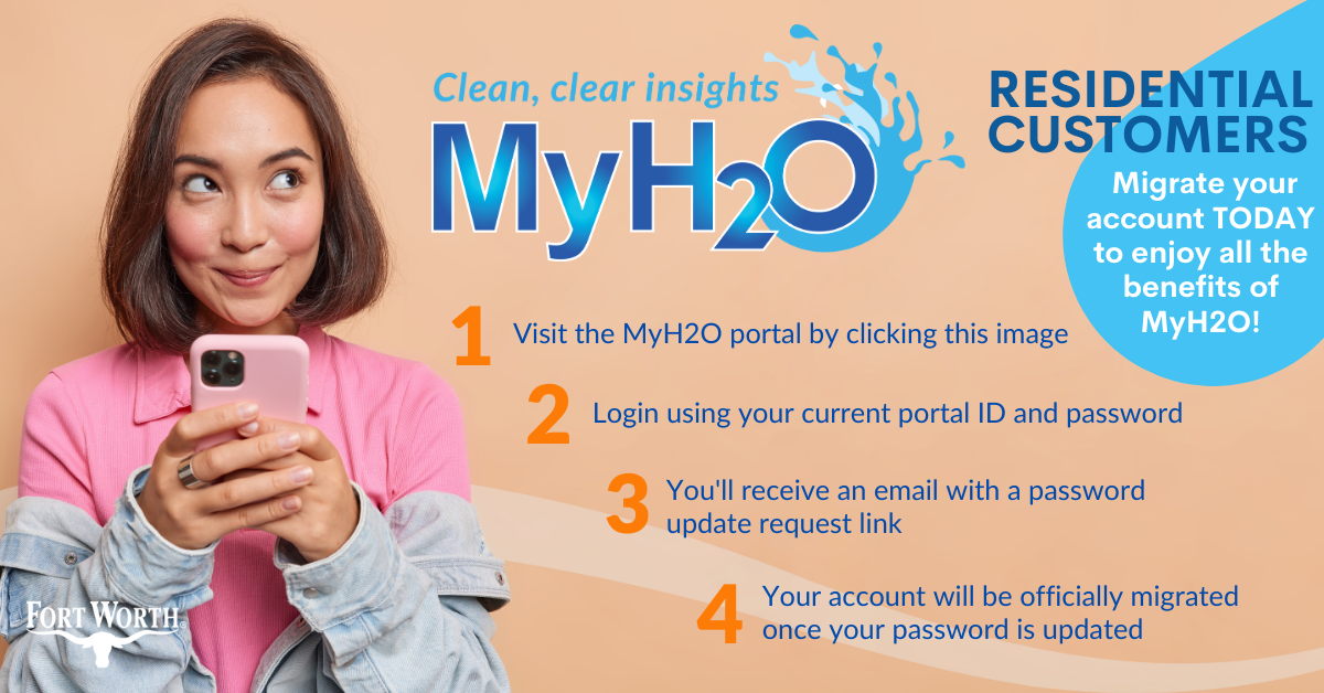 Important Notice: City of Fort Worth’s Online MyH2O Portal