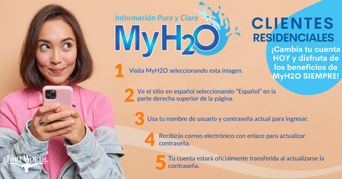 Important Notice: City of Fort Worth’s Online MyH2O Portal