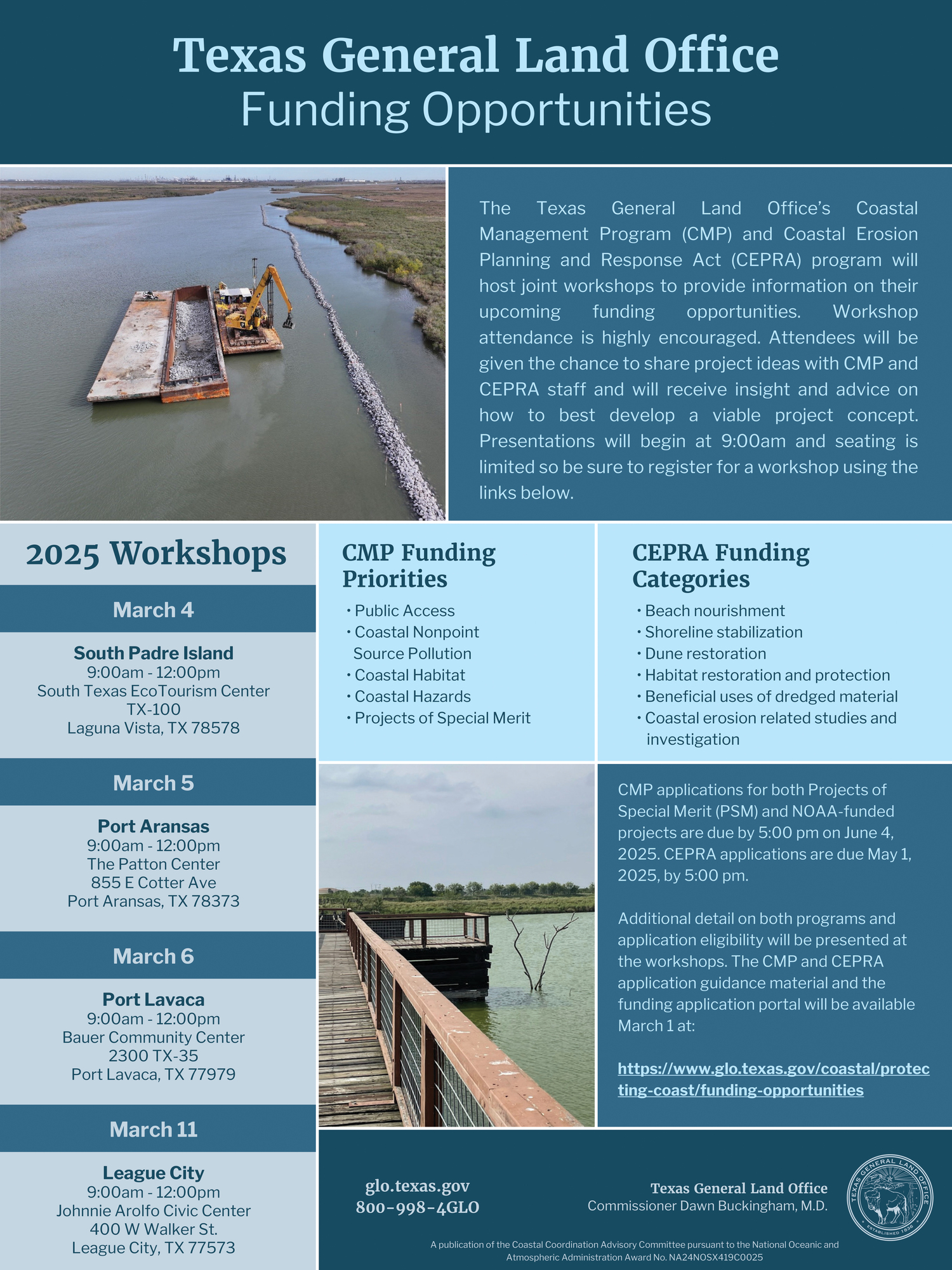 Upcoming 2025 CMP-CEPRA Funding Workshops