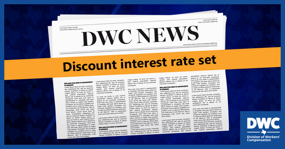 Discount interest rate set