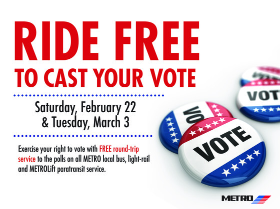 Ride Free to Cast Your Vote