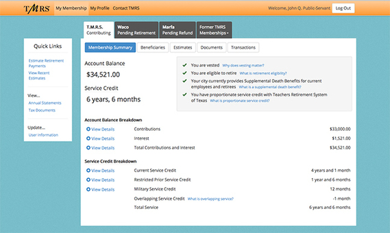 TMRS® E-Bulletin for Cities – 2014 Vol. 10