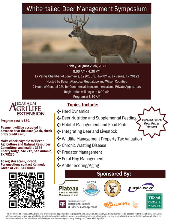 White-tailed Deer Symposium Opportunity