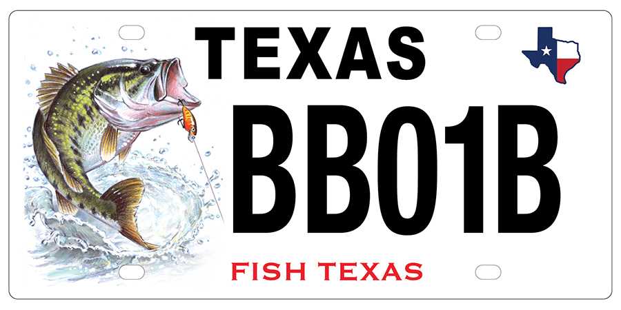 Hook, Line, & License Plate: Show Your Texas Bass Pride
