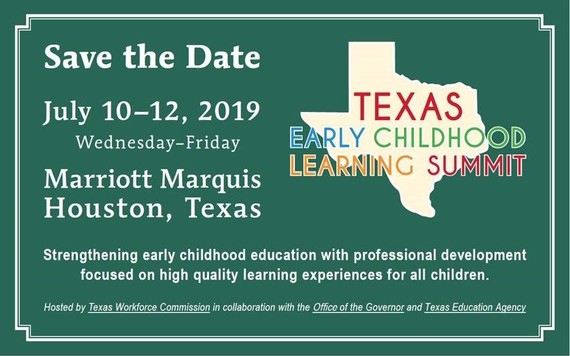 Save the Date -- Texas Early Childhood Learning Summit