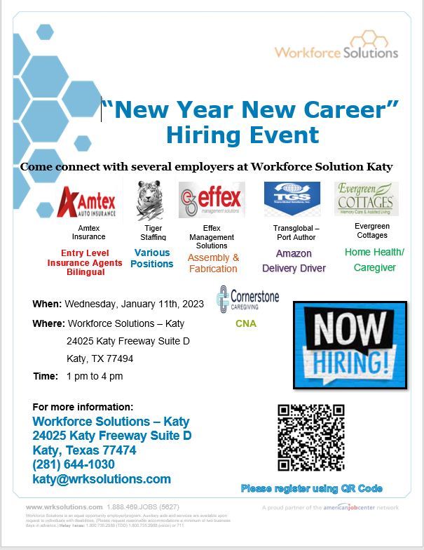 New Year New Career Hiring Event