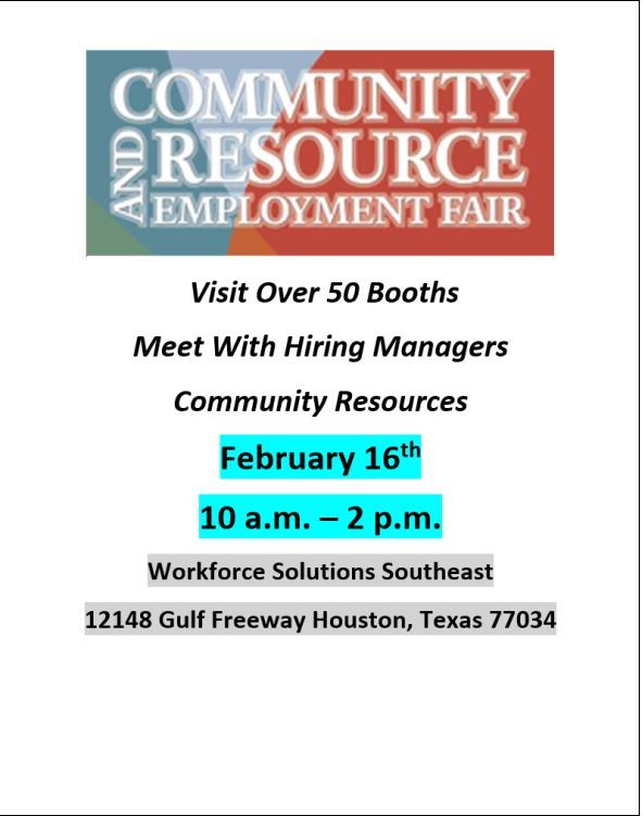 Community and Resource Employment Fair