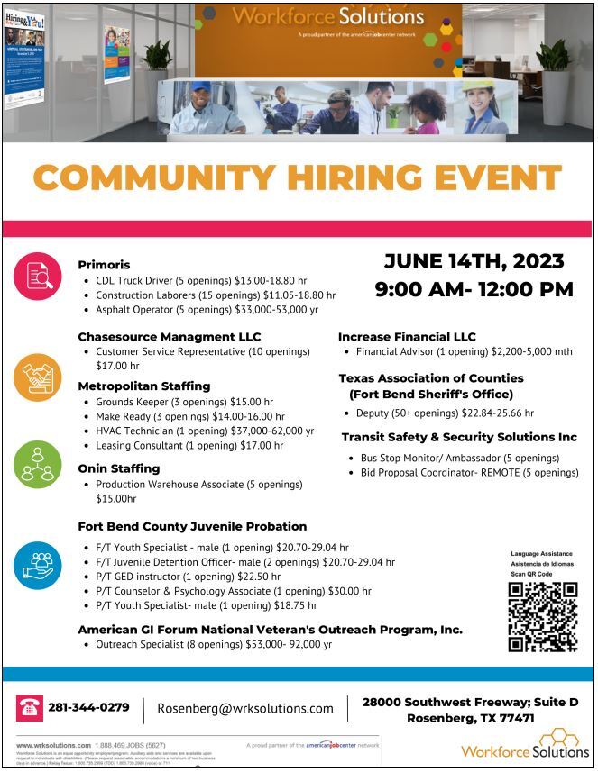Community Hiring Event
