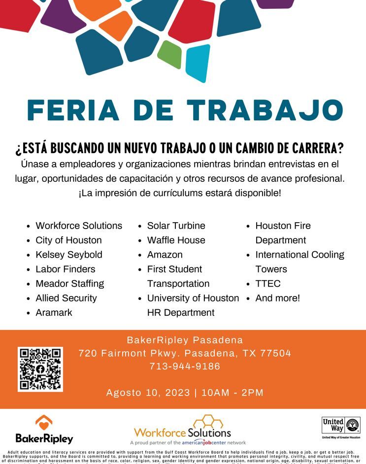 Baker Ripley Pasadena Job Fair