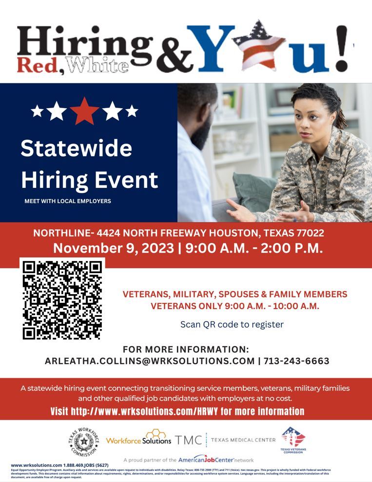 Hiring Red, White & You! Statewide Hiring Event