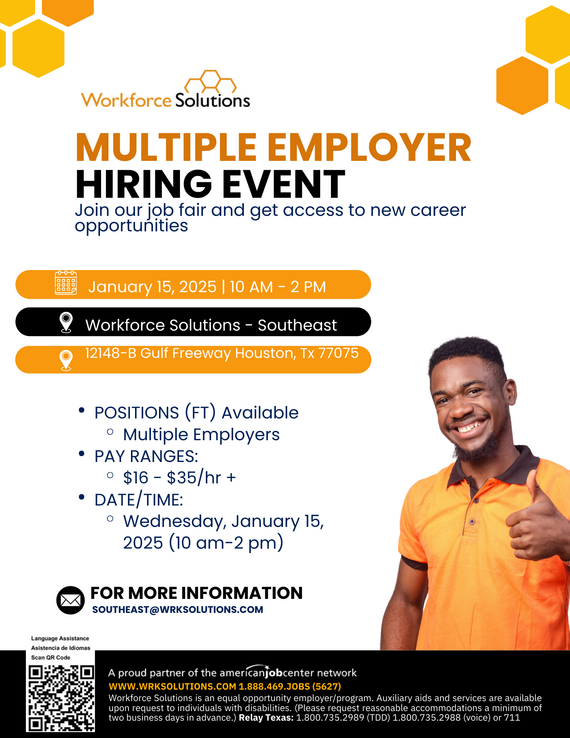 MULTIPLE EMPLOYERS HIRING EVENT - SOUTHEAST