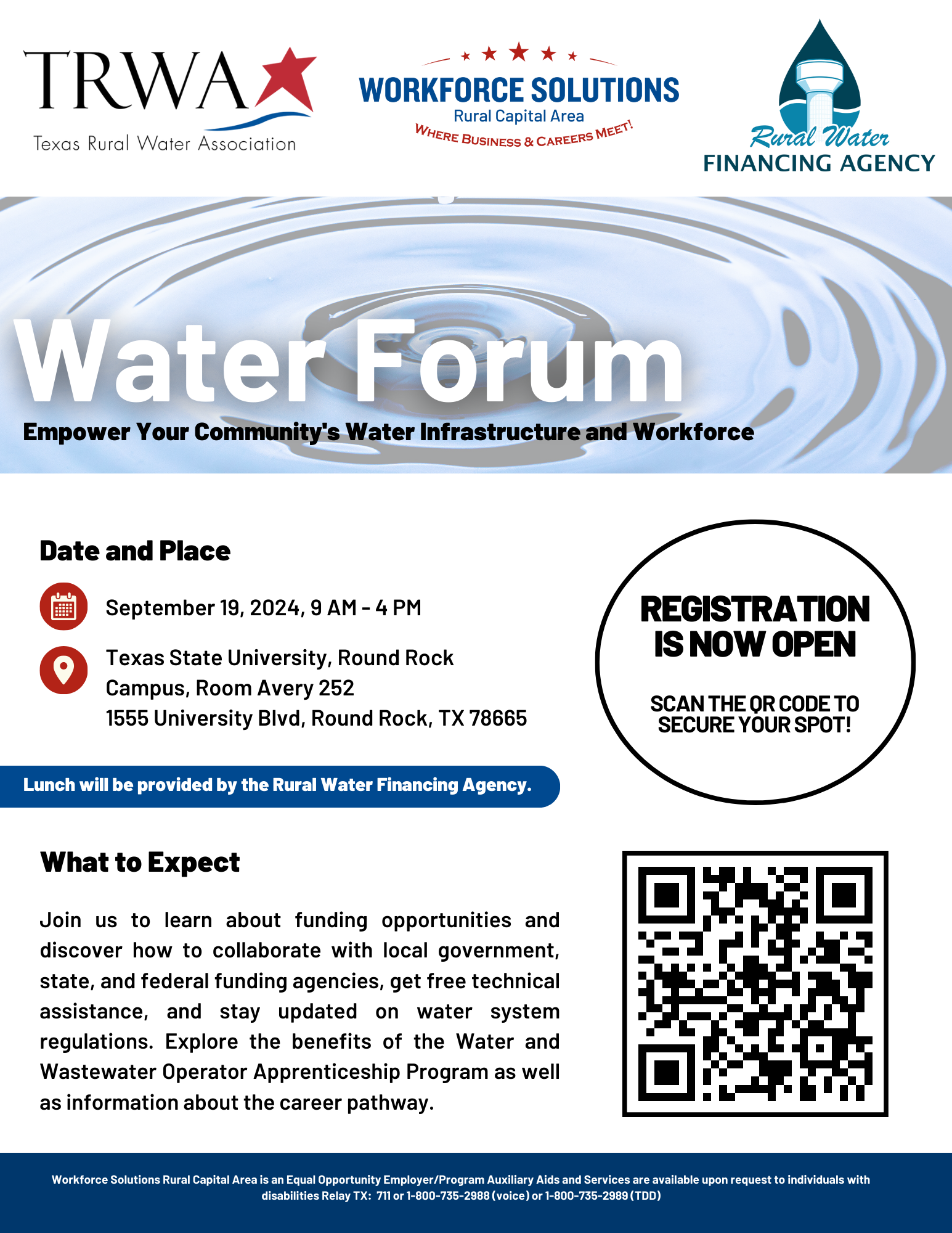 Water Forum Registration Is Open—Secure Your Spot