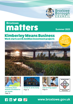 The latest news from Broxtowe Borough Council