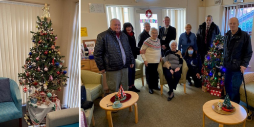 Festive fun at the sheltered courts